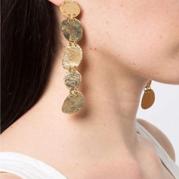 cult gaia | Jewelry | Cult Gaia Nidia Polished Disc Gold Earrings ...